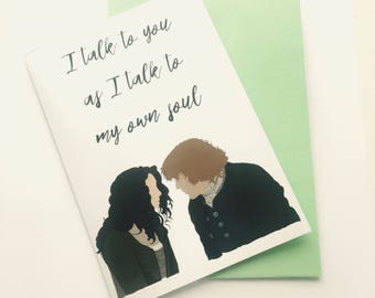 Outlander Card. Instant Download, Printable, DIY, Digital PDF File ...