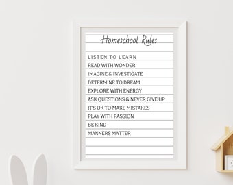 Classroom Technology Rules Poster Primary Secondary (Download Now) - Etsy