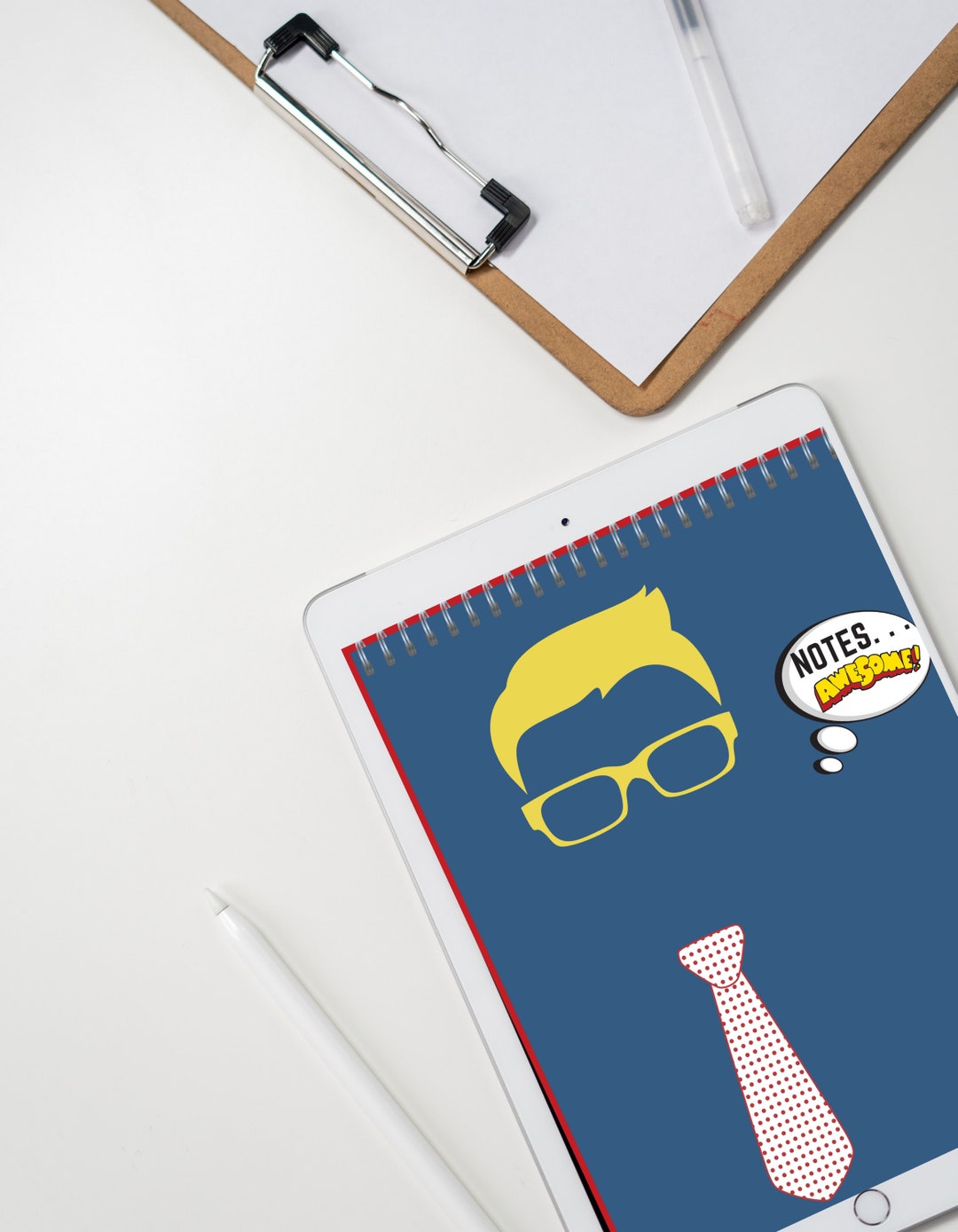 COMIC DIGITAL NOTEPAD Digital Notepad for Ipad/android - Etsy