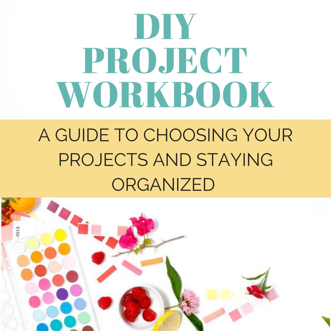 DIY Craft Project Workbook, Digital Printable Worksheets. Project ...