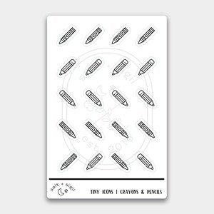 School // Foil Tiny Icons - Planner Stickers, Elementary, University ...