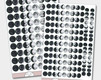 Moon Phase Stickers | Etsy