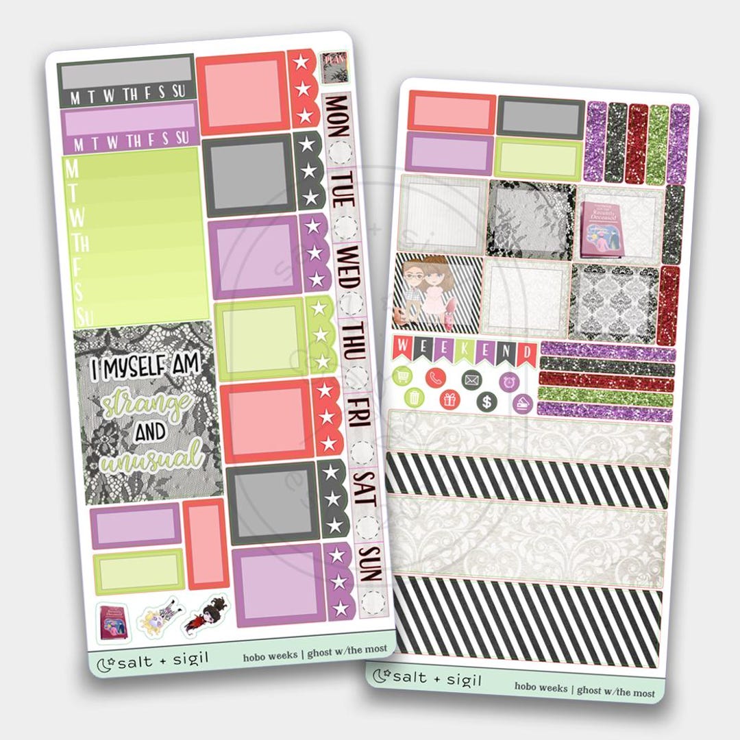 Ghost W/the Most // HOBO WEEKS KIT - Etsy