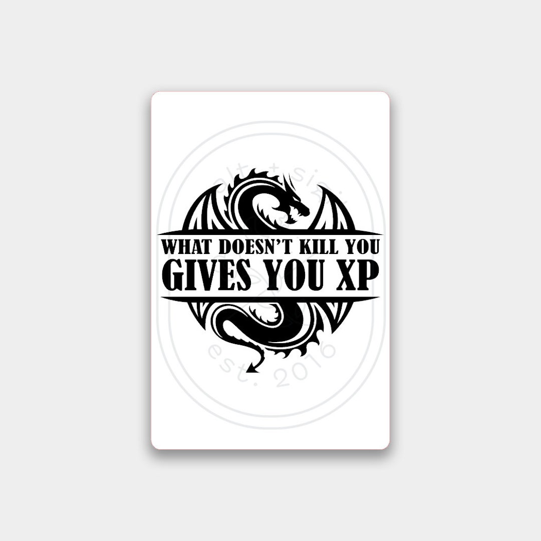 Strong XP // Foil Journal Card - Etsy