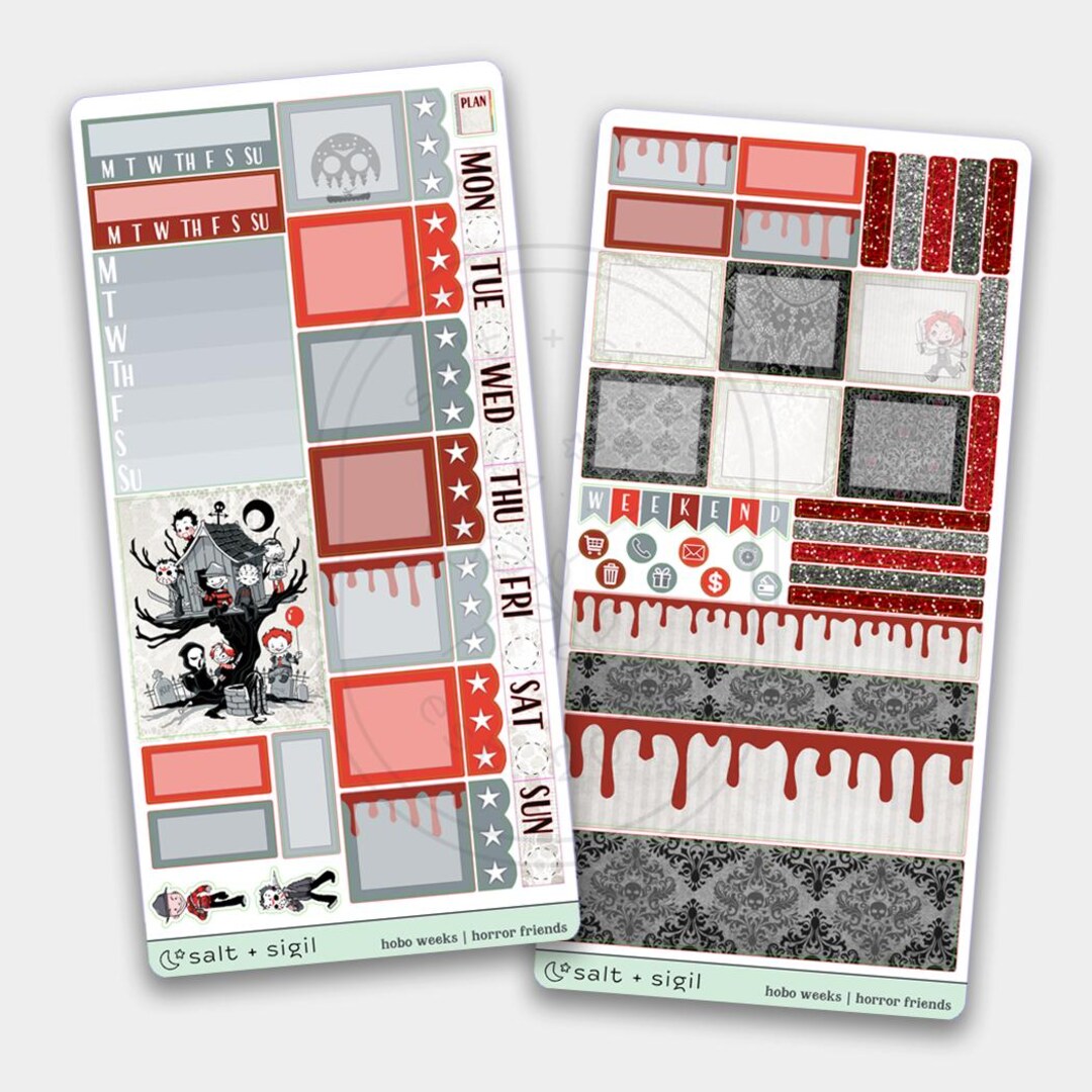 Horror Friends // HOBO WEEKS KIT - Etsy