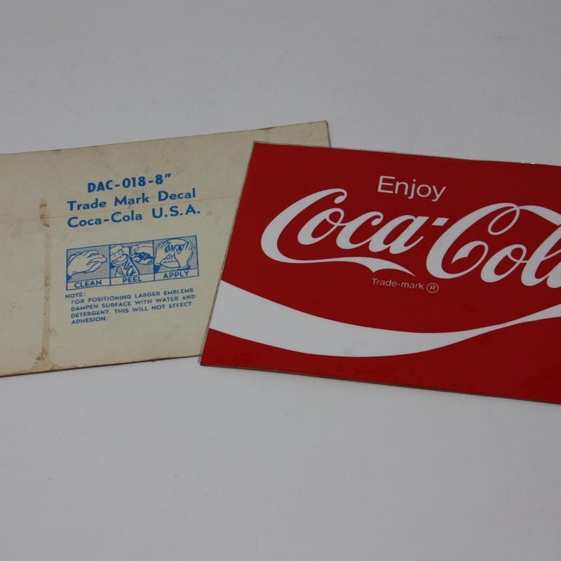 Coca Cola Decals - Etsy