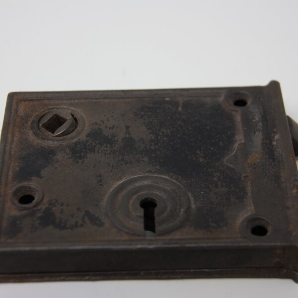 Antique Cast Iron Door Lock - Etsy