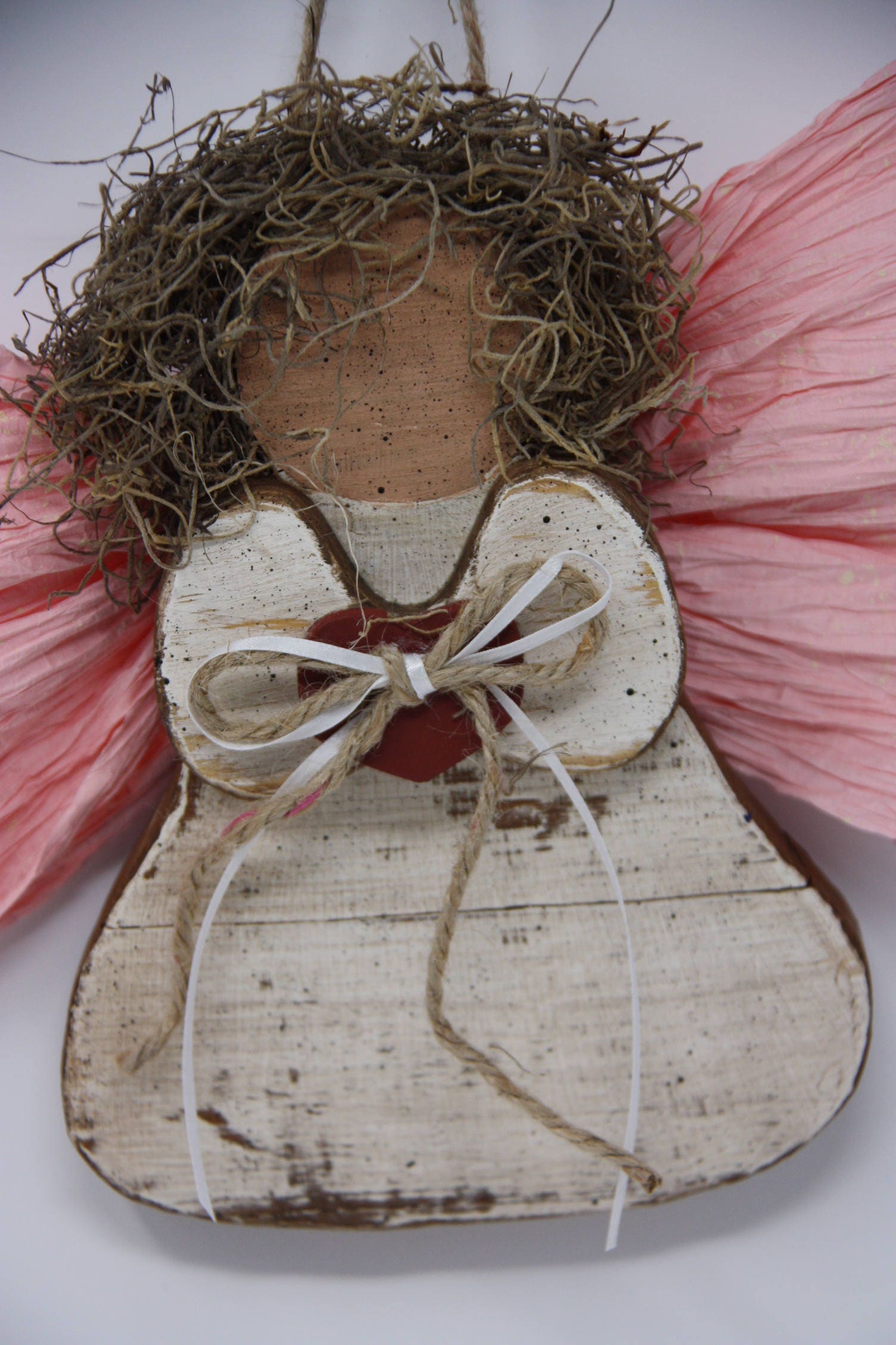 Primitive Country Wood Angel Wall Art Christmas Folk Art - Etsy