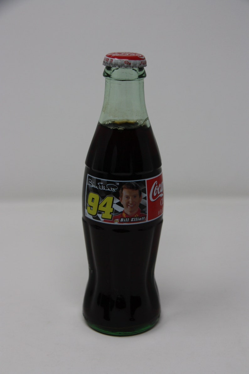Coca-cola Bill Elliott NASCAR® 8 Oz. Commemorative Bottle - Etsy