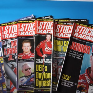 Stock Car Racing Magazine 6 Back Issues - Etsy