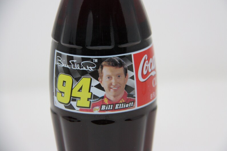 Coca-cola Bill Elliott NASCAR® 8 Oz. Commemorative Bottle - Etsy