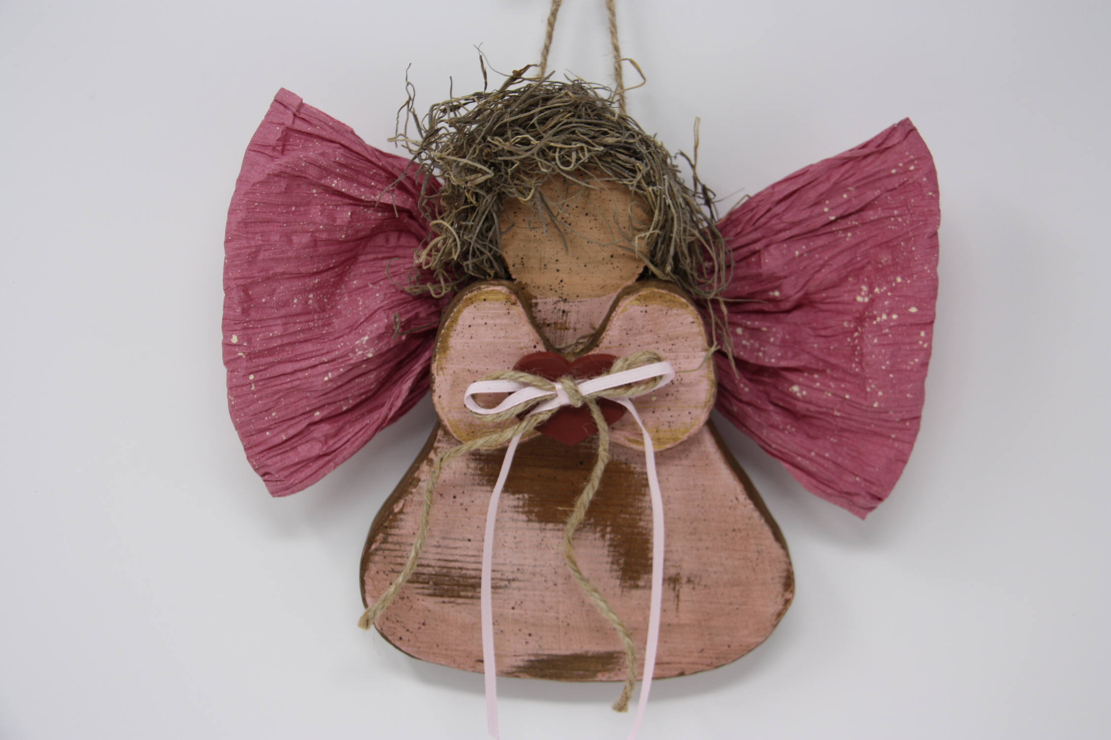 Primitive Country Wood Angel Wall Art Christmas Folk Art | Etsy