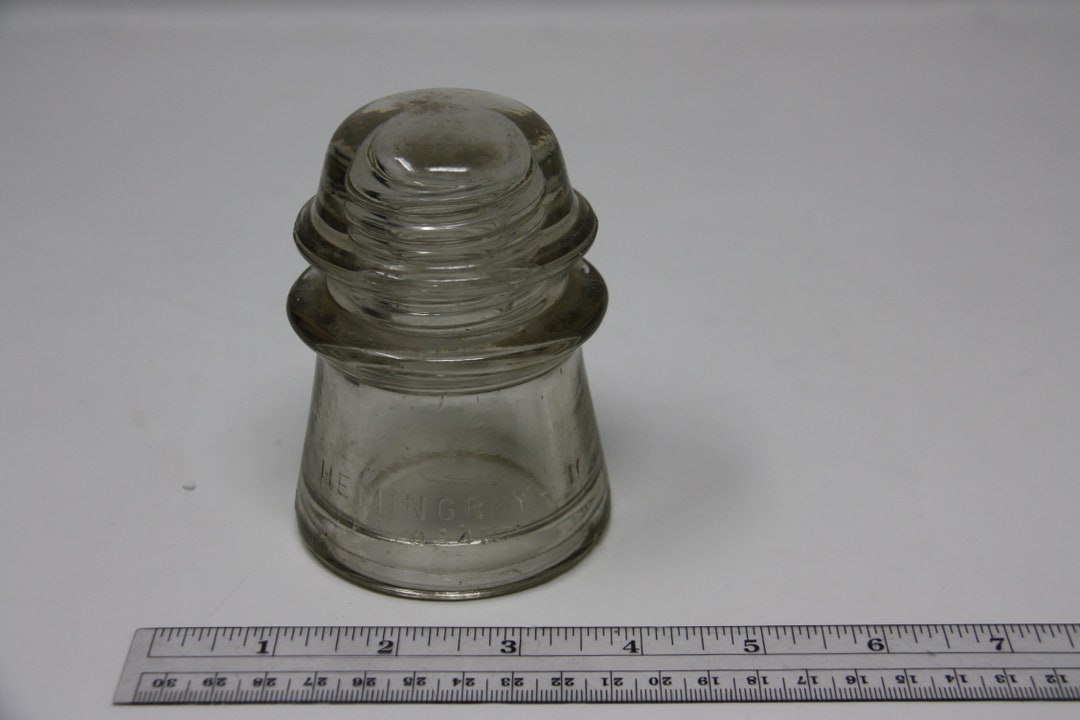Vintage Hemingray 16 Glass Insulator Telegraph Telephone Memorabilia ...
