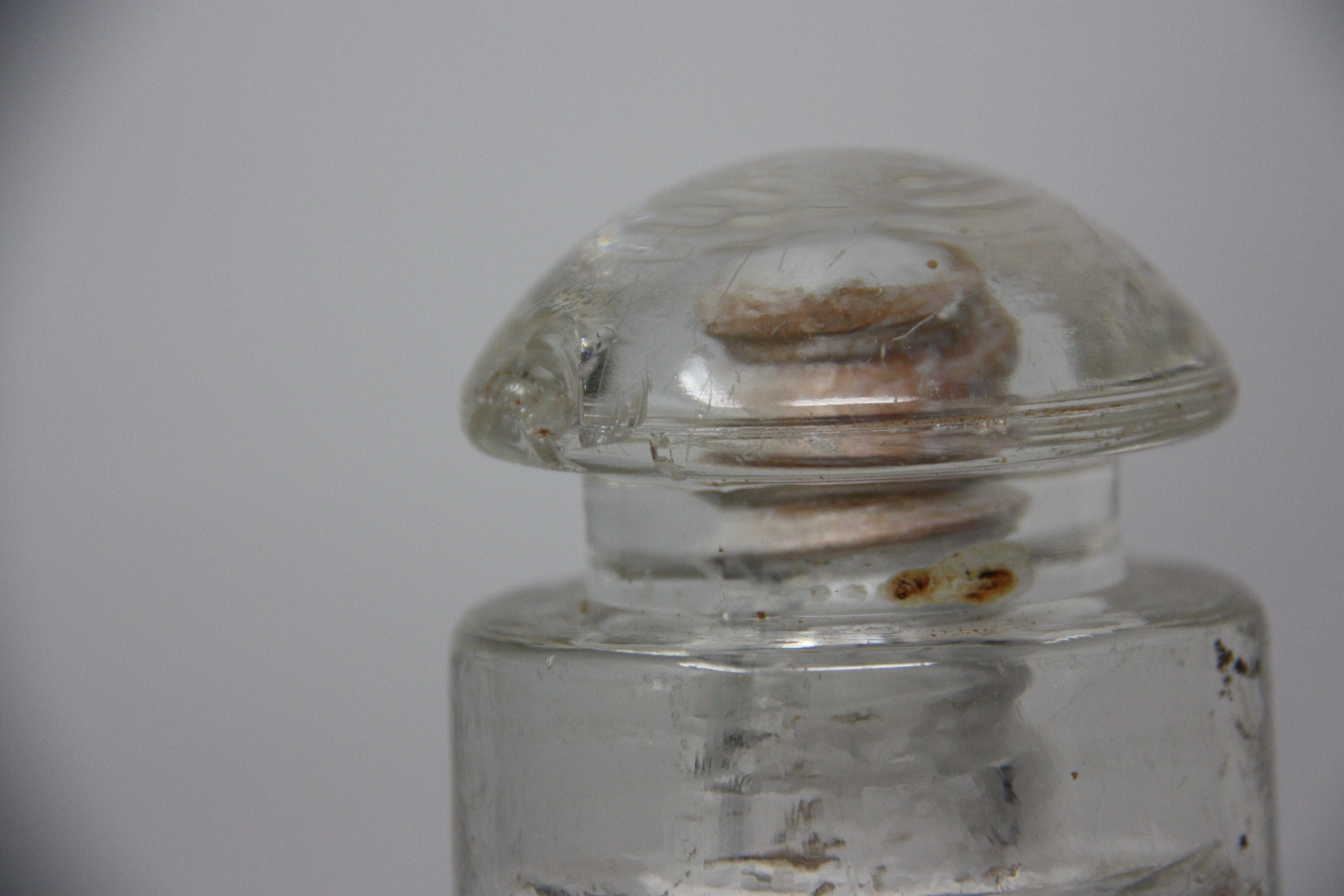 Vintage Clear Glass Insulator Pyrex Telegraph Telephone - Etsy
