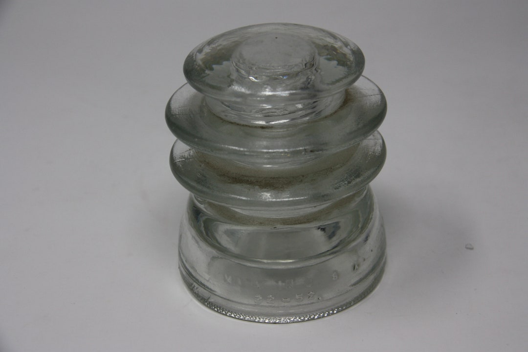 Vintage Hemingray 56 Glass Insulator Telegraph Telephone Memorabilia ...