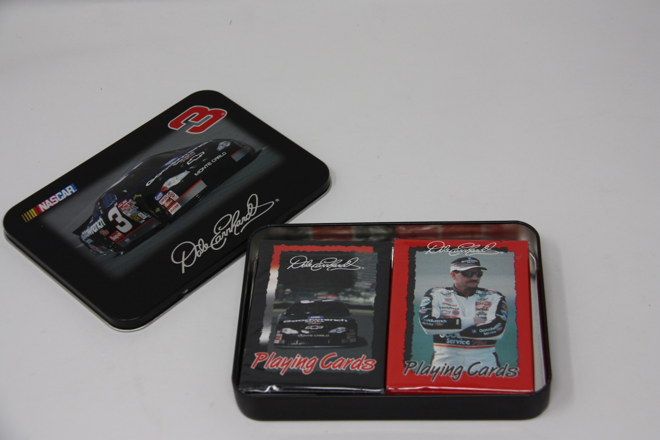Dale Earnhardt Playing Cards in Embossed Commemorative Tin Box - Etsy