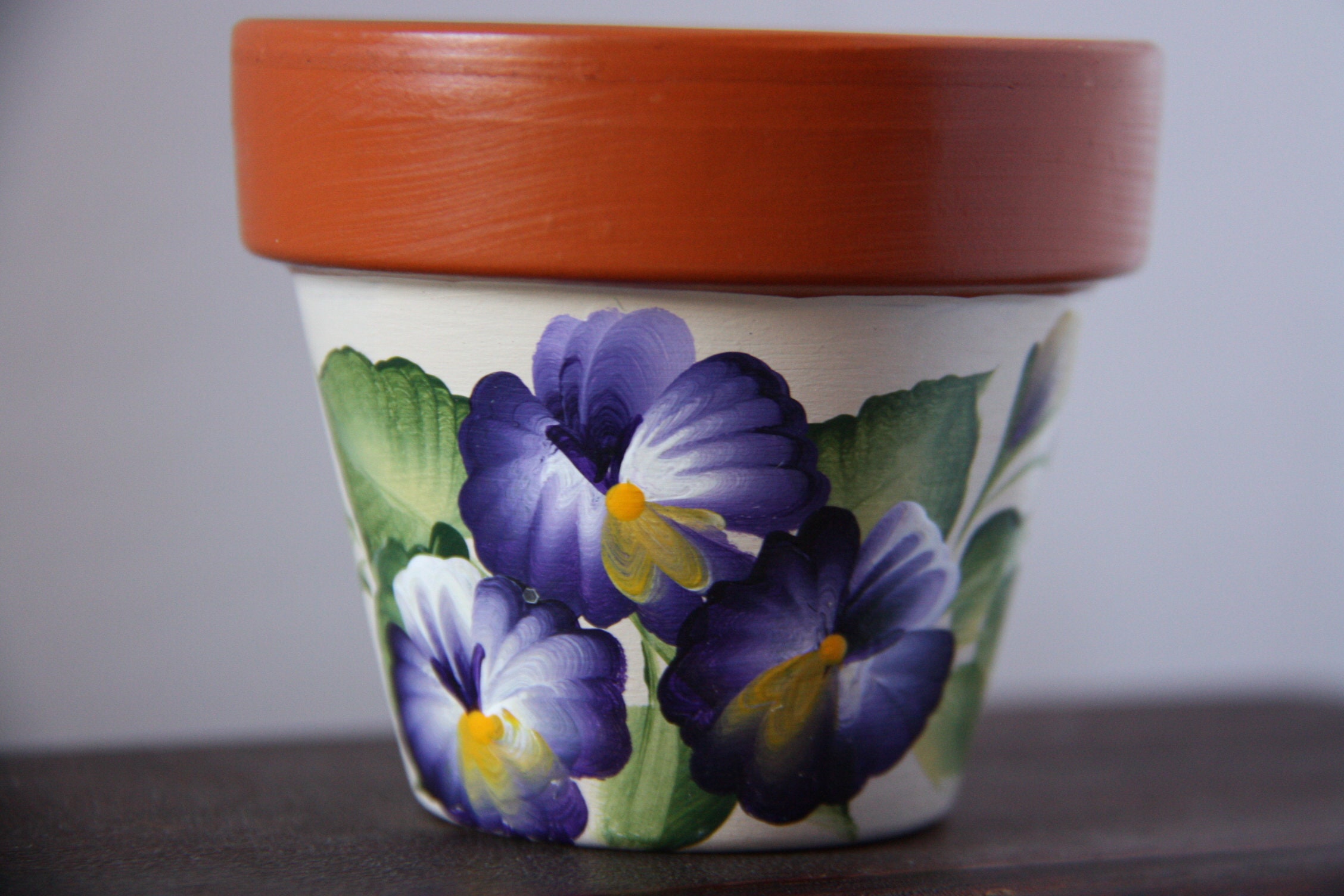 Mini Hand Painted Flower Pots Succulent Pot Flower Pot Party | Etsy