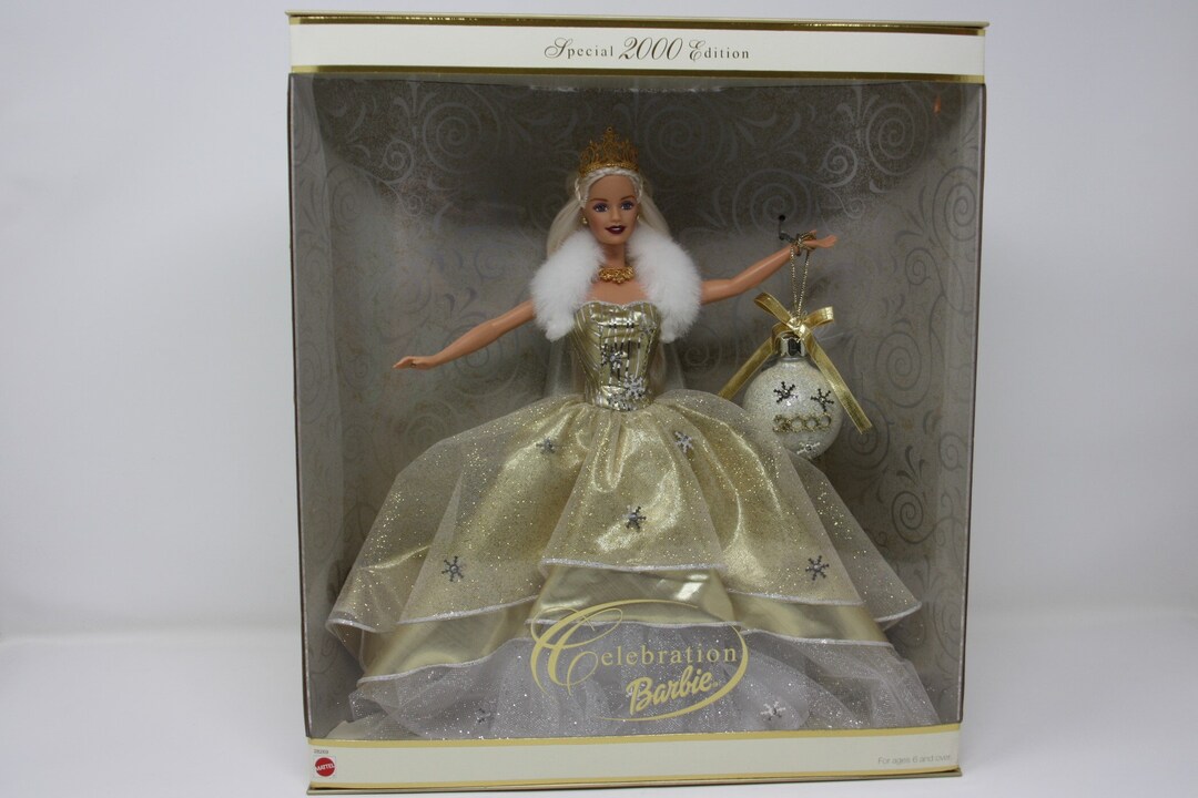 2000 Celebration Gold Barbie™, Collectible Barbie™, Vintage Special ...