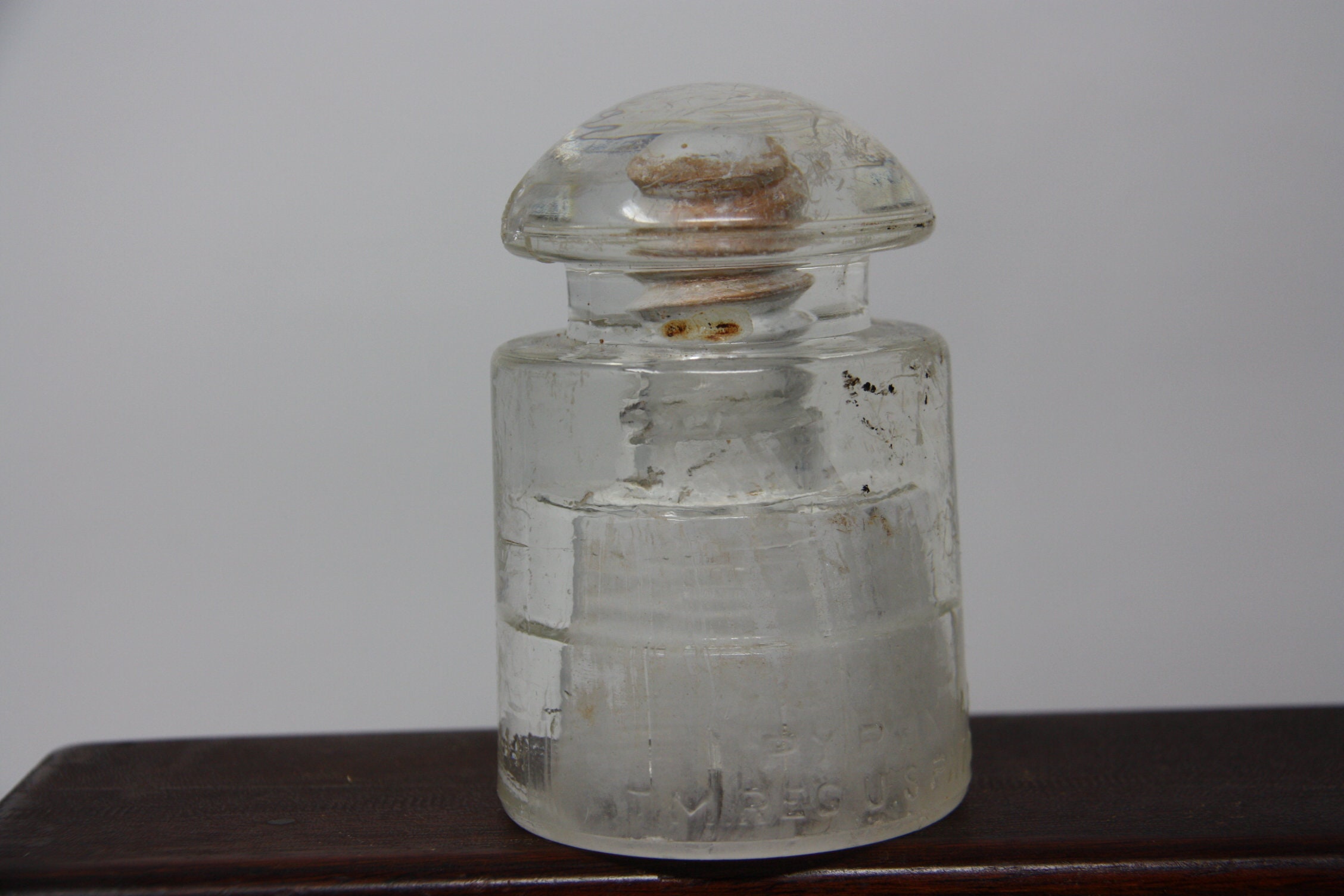 Vintage Clear Glass Insulator Pyrex Telegraph Telephone - Etsy