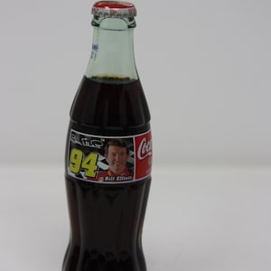 Coca-cola Bill Elliott NASCAR® 8 Oz. Commemorative Bottle - Etsy