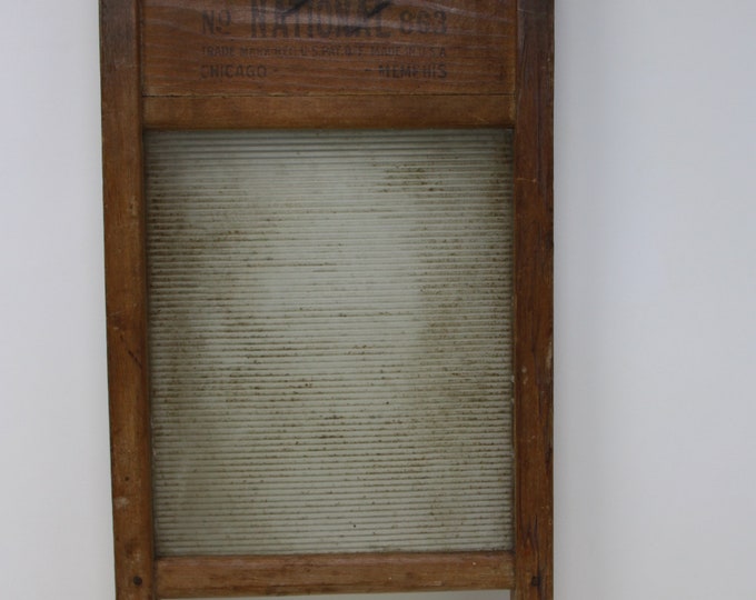 Vintage National Washboard Co. No. 863 the Glass King Lingerie Glass ...