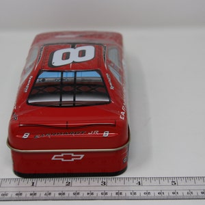 VINTAGE NASCAR Car Shaped Candy Tin Unopened Dale Earnhardt Jr 8 ...