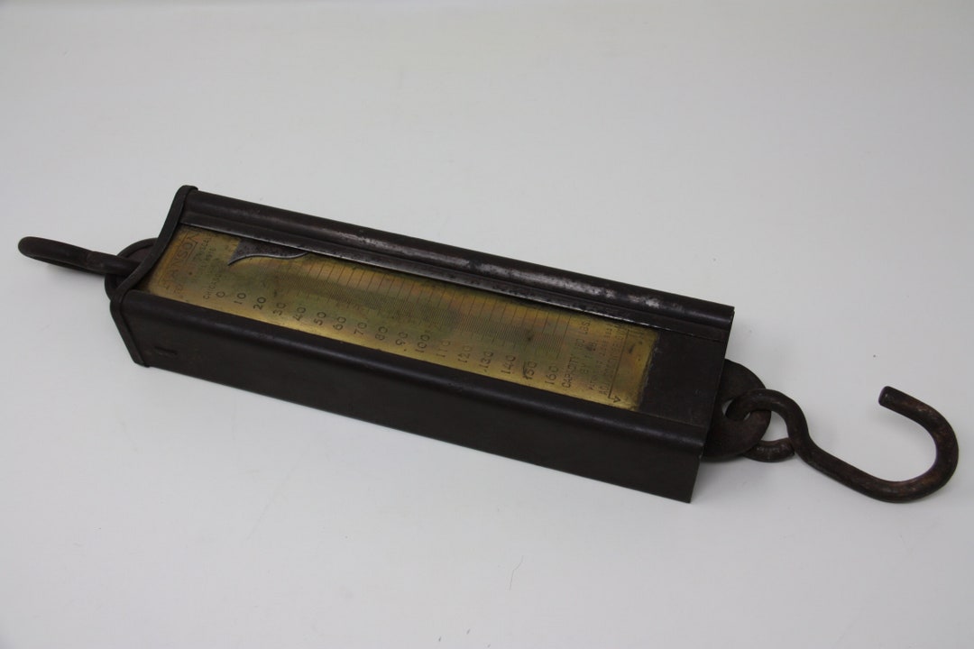 Vintage Hanson Hanging Cotton Scale Brass Model 8916 - Etsy