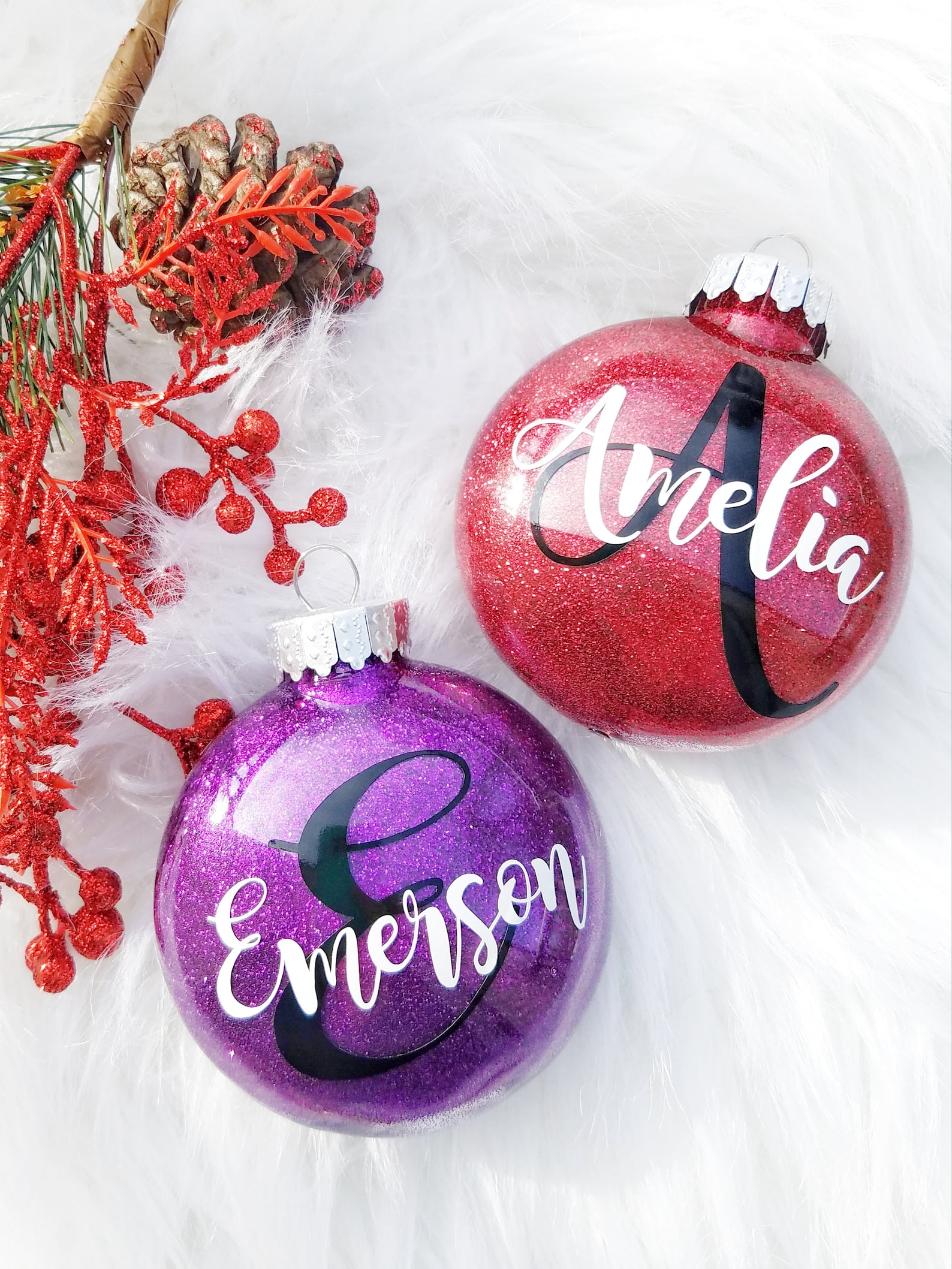 Christmas ornaments Custom Christmas ornaments Personalized | Etsy