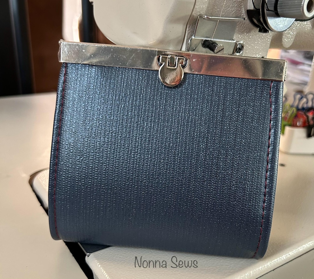 Handcrafted Faux Leather Bar Lock Wallets - Etsy