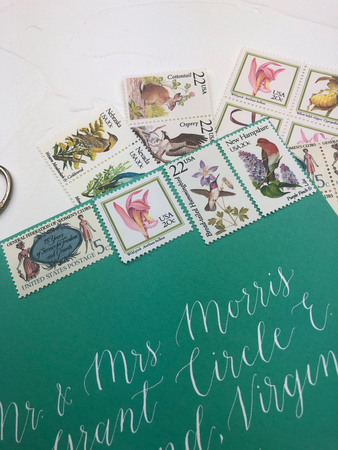Spring Time Unused Vintage Postage Stamps for 5 Letters - Etsy