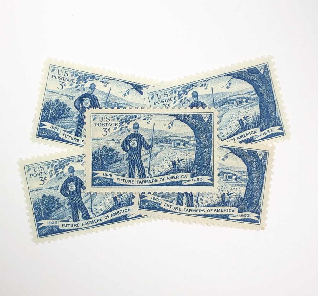 Future Farmers of America Stamps 10 Unused Vintage Postage - Etsy