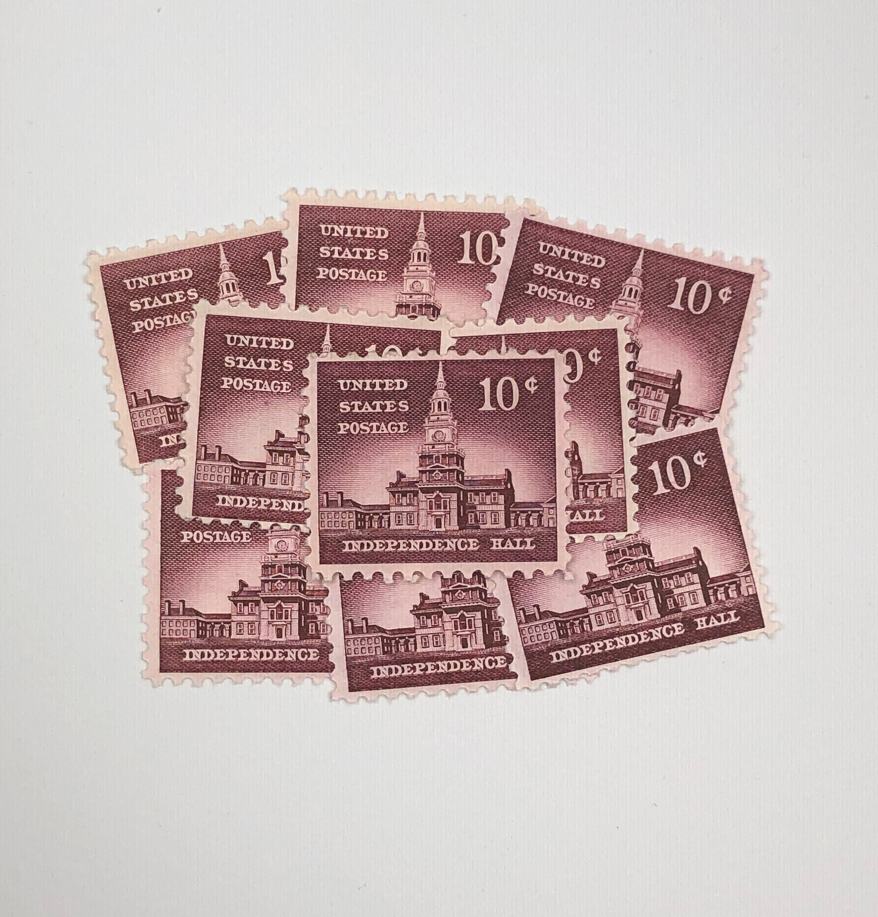 Sellos de la Sala de Independencia Independence Hall Stamps | Etsy