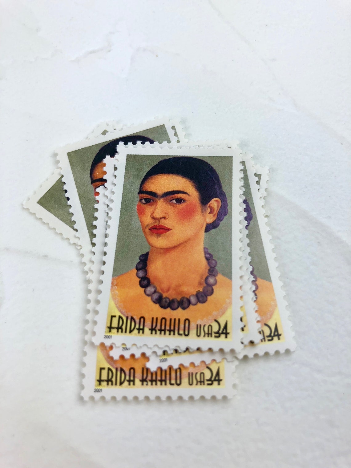 Frida Kahlo Postage Stamps 10 Unused Vintage Postage Stamps | Etsy