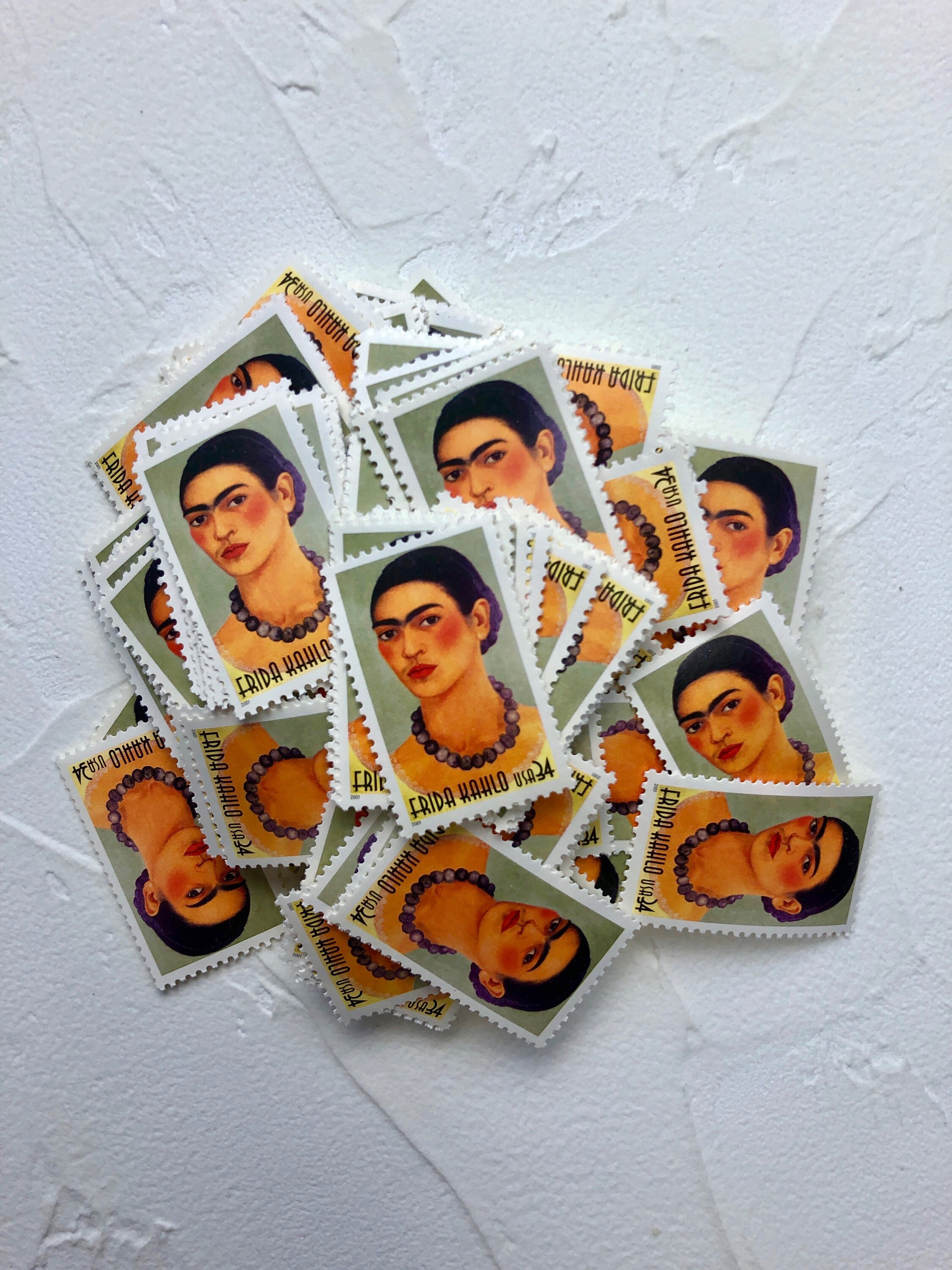 Frida Kahlo Postage Stamps 10 Unused Vintage Postage Stamps | Etsy