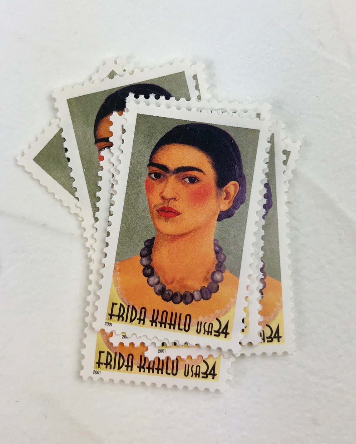 Frida Kahlo Postage Stamps 10 Unused Vintage Postage Stamps | Etsy