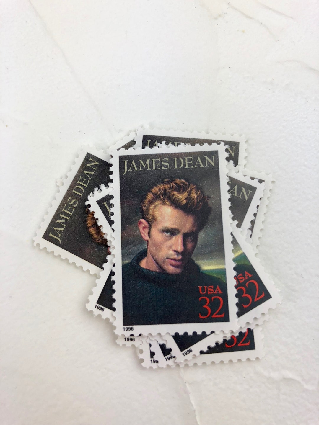 James Dean Postage Stamps | 10 Unused Vintage Postage Stamps | 32 Cents ...