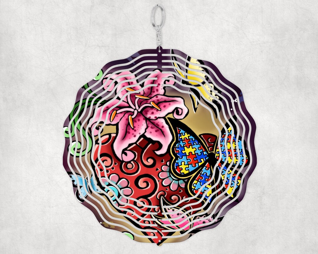 Autism Wind Spinner - Etsy