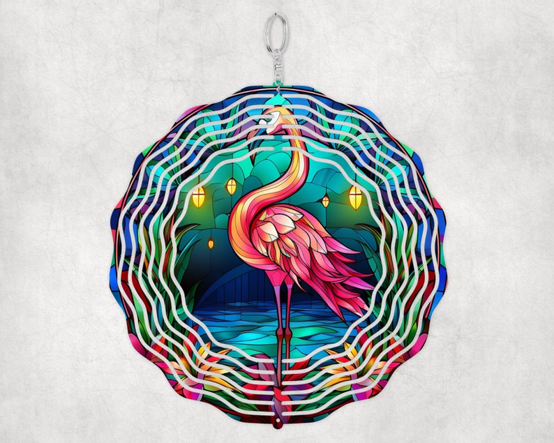 Flamingo Wind Spinners - Etsy