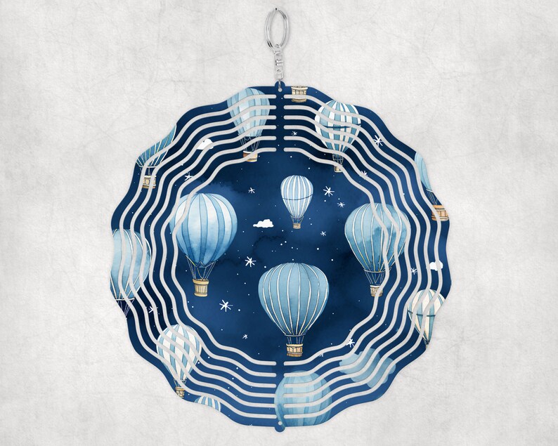 Hot Air Balloon Wind Spinners - Etsy