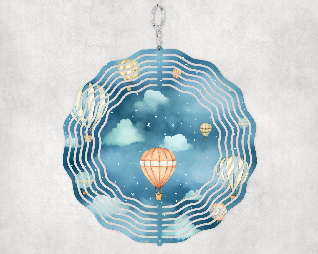 Hot Air Balloon Wind Spinners - Etsy