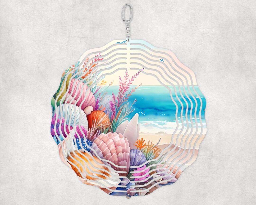 Boho Beach Wind Spinners - Etsy