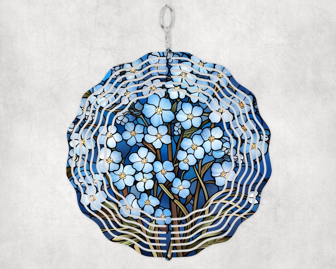 Forget-me-not Wind Spinner - Etsy