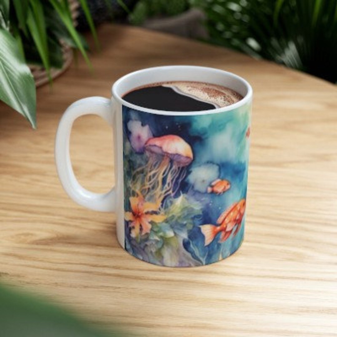 Mugs under Water Scene - Etsy