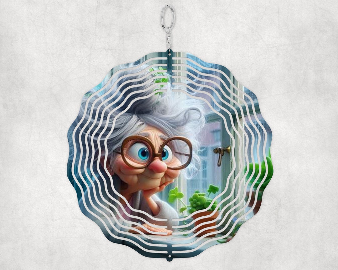 Funny Granny Wind Spinners - Etsy