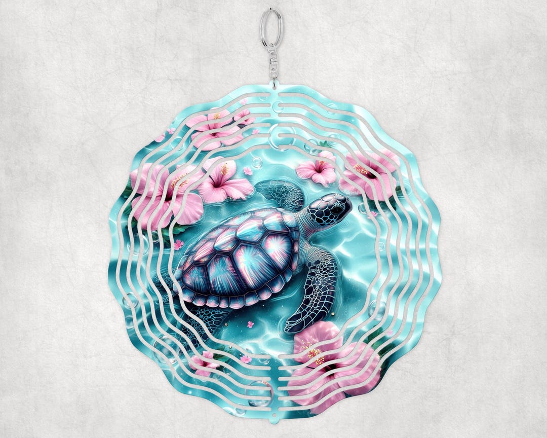 Sea Turtle Wind Spinner - Etsy