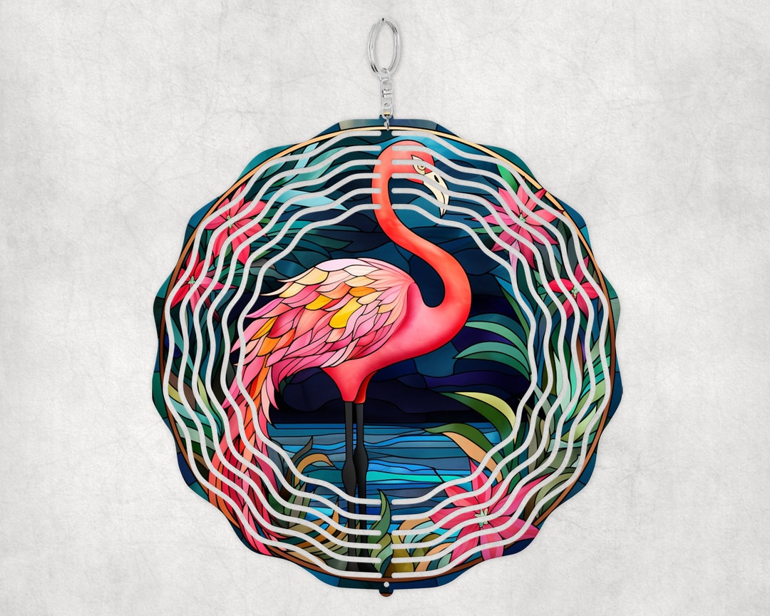 Flamingo Wind Spinners - Etsy