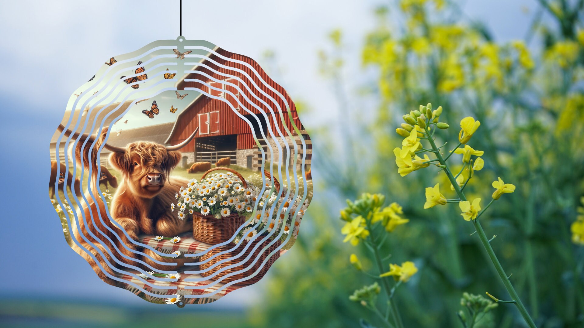 Farm Animals Wind Spinner - Etsy