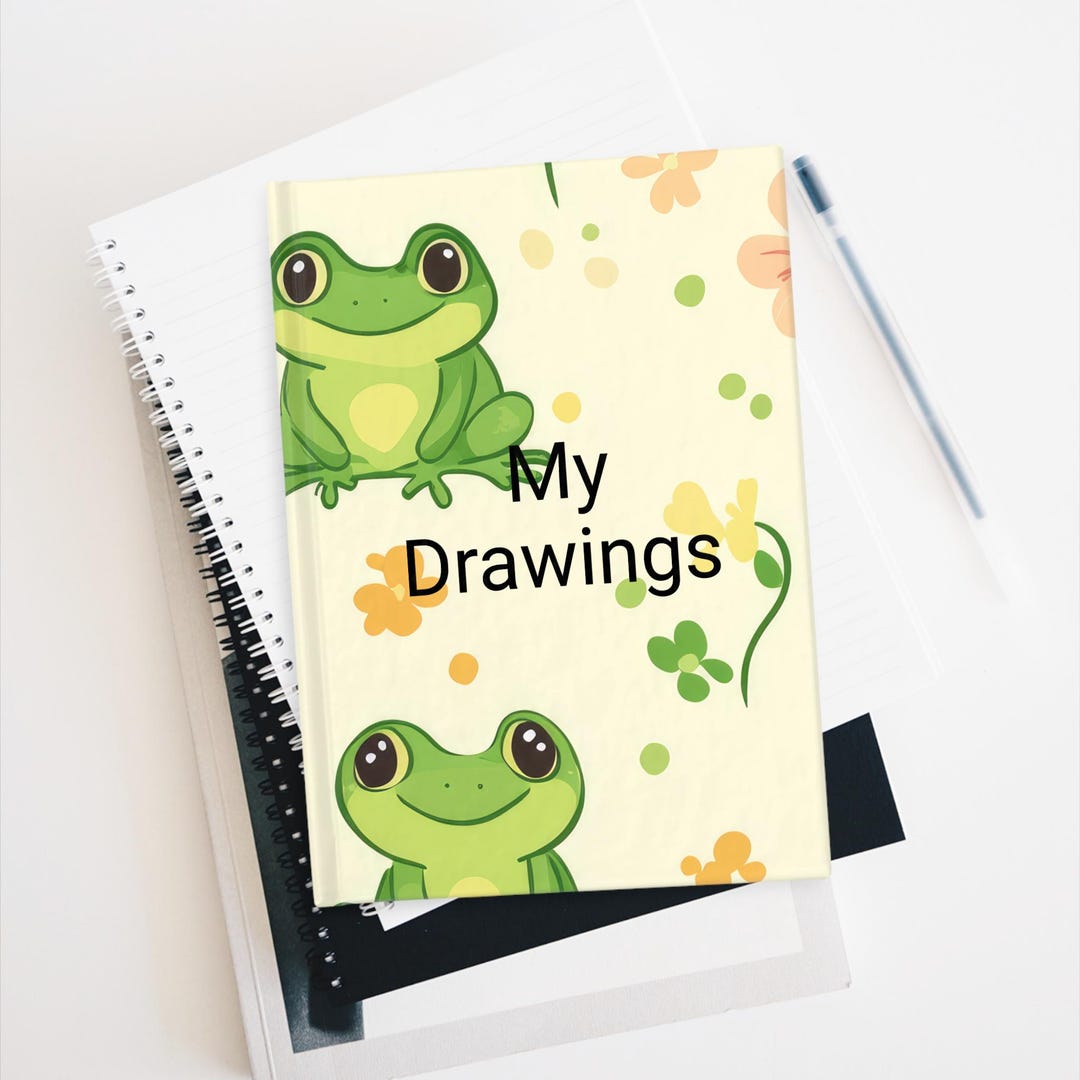 Cute Frog Journal - Etsy