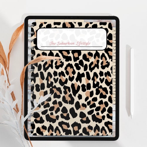 Customizable Leopard Digital Teacher Planner Undated - Etsy