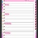 Horizontal Weekly Portrait Layout Undated Digital Planner - Etsy